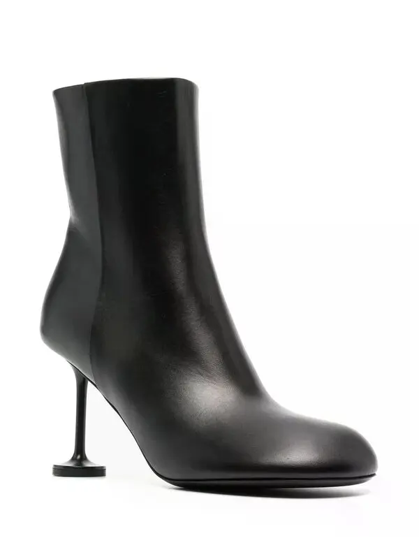 Balenciaga 90mm Leather Ankle Boots