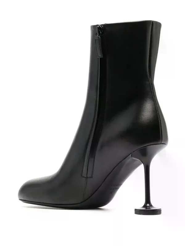 Balenciaga 90mm Leather Ankle Boots