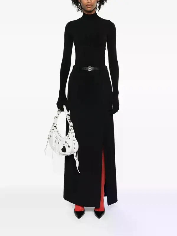 Balenciaga Slit Tailored Maxi Skirt