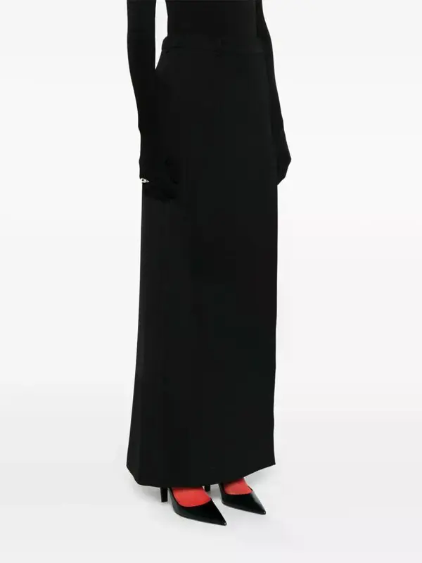 Balenciaga Slit Tailored Maxi Skirt