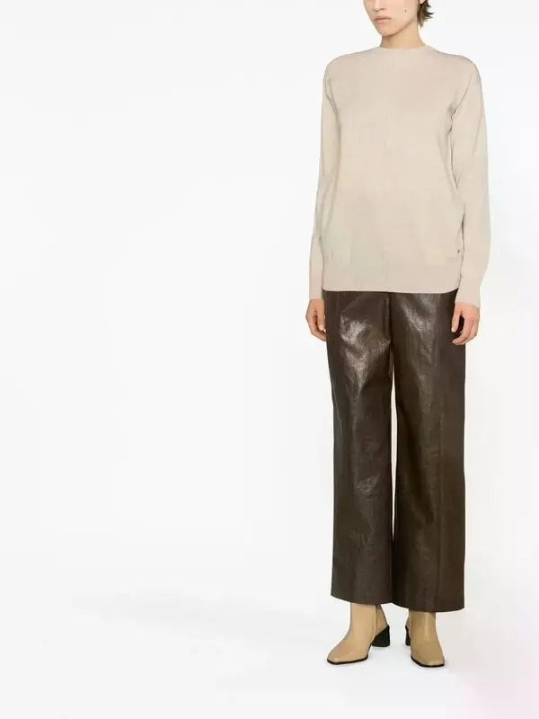 Lorena Antoniazzi Front Seam Knitted Sweater