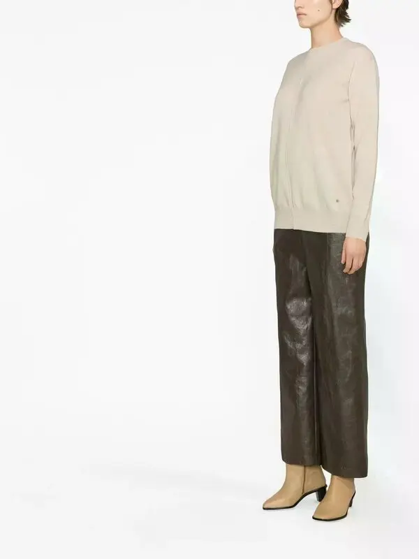 Lorena Antoniazzi Front Seam Knitted Sweater