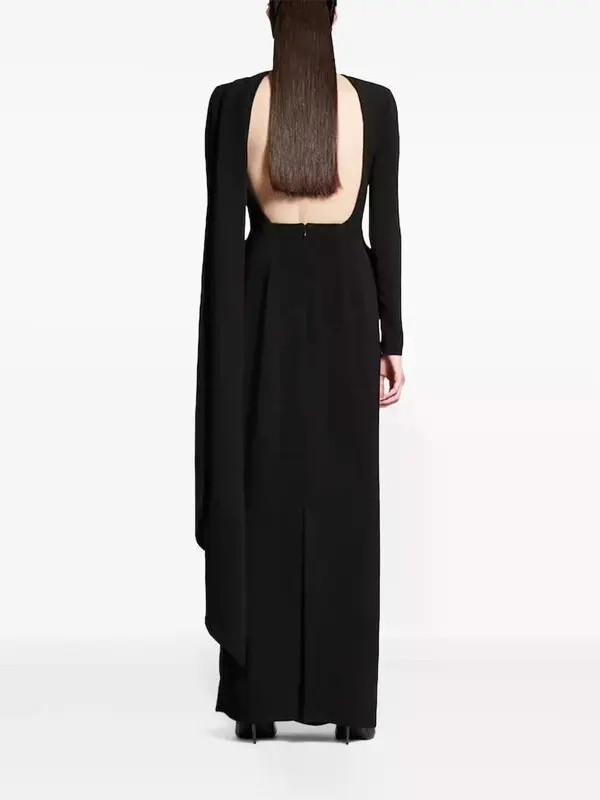 Balenciaga Cape-design Gown