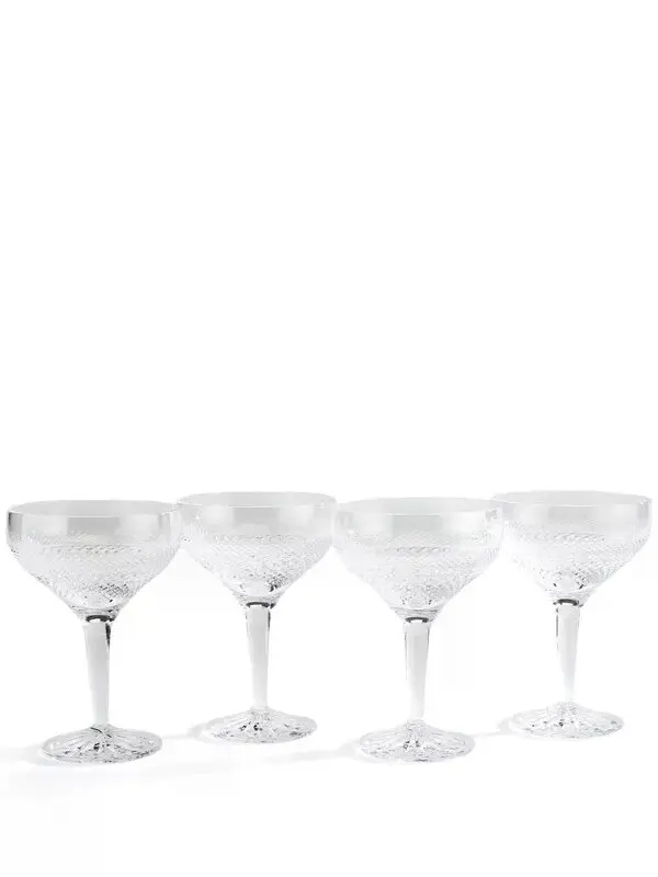 SOHO HOME Huxley Crystal Glasses Set - Neutrals