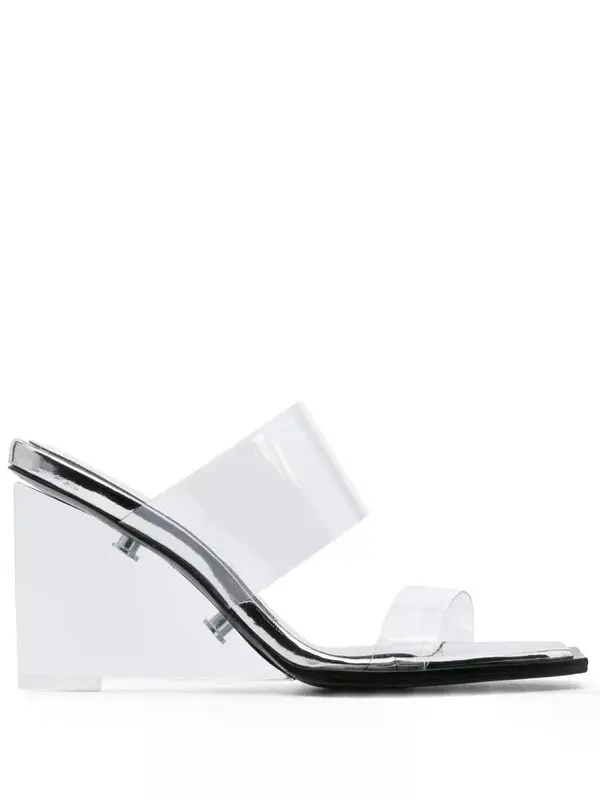 Alexander McQueen Shard Transparent Mules