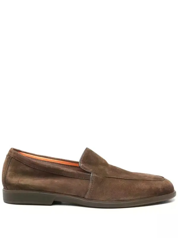 Santoni Suede Loafers