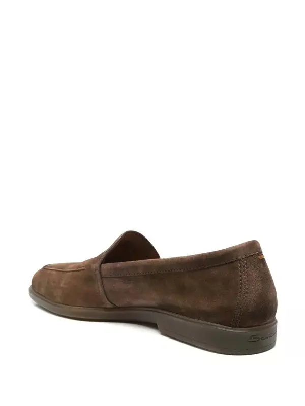 Santoni Suede Loafers