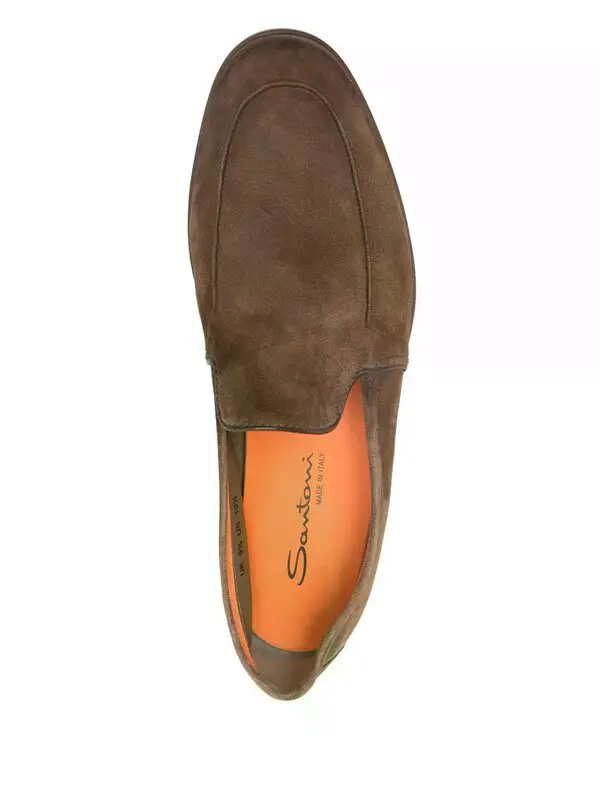 Santoni Suede Loafers