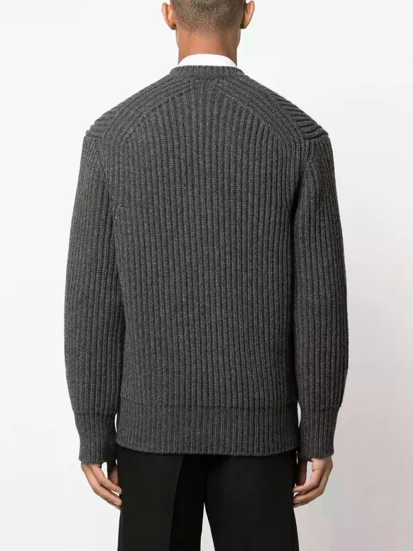Alexander McQueen Ribbed-knit Wool Jumper