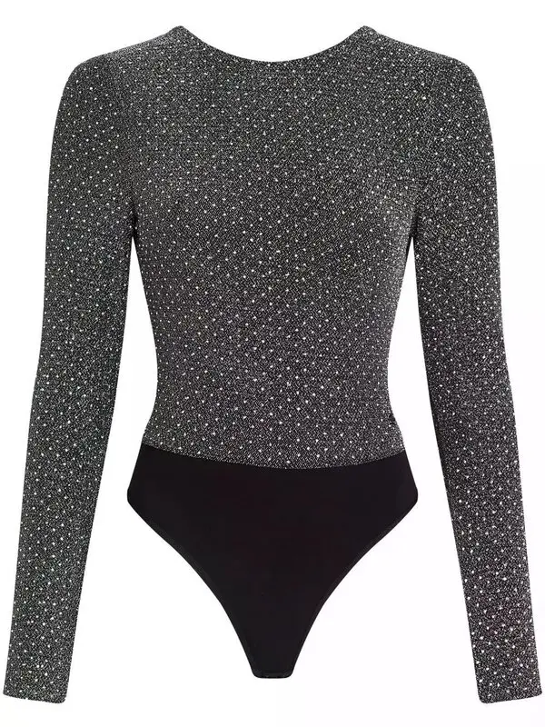 Karl Lagerfeld Crystal-embellished Bodysuit
