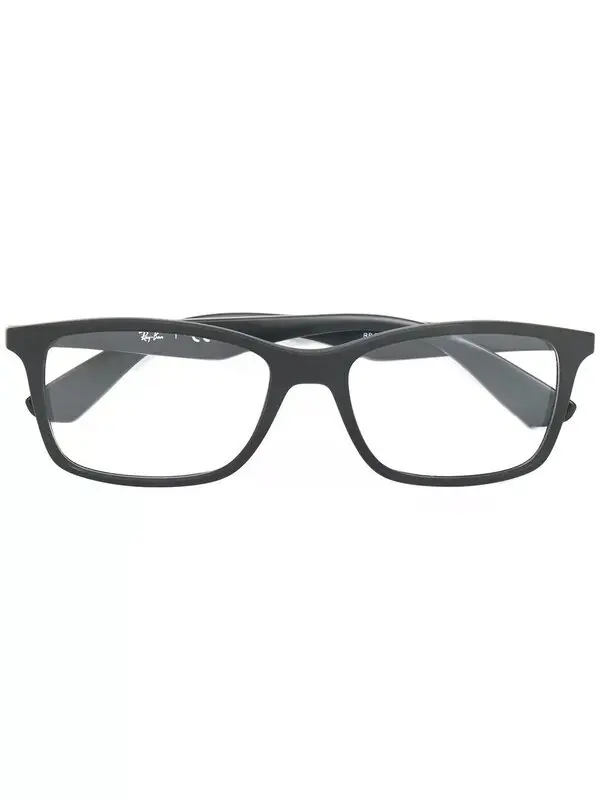 Ray-ban Rectangle Frame Glasses - Black