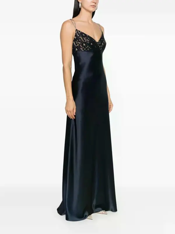 Talbot Runhof Lace-detail Gown