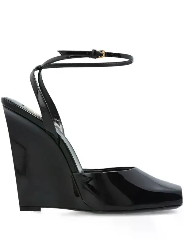 Saint Laurent 110mm La Scandale Sandals - Black