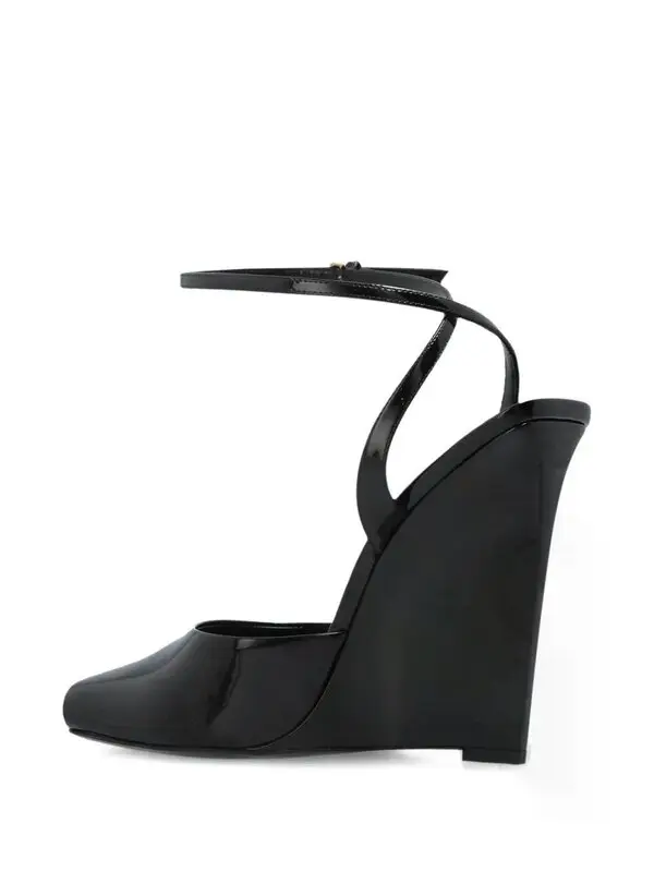 Saint Laurent 110mm La Scandale Sandals - Black