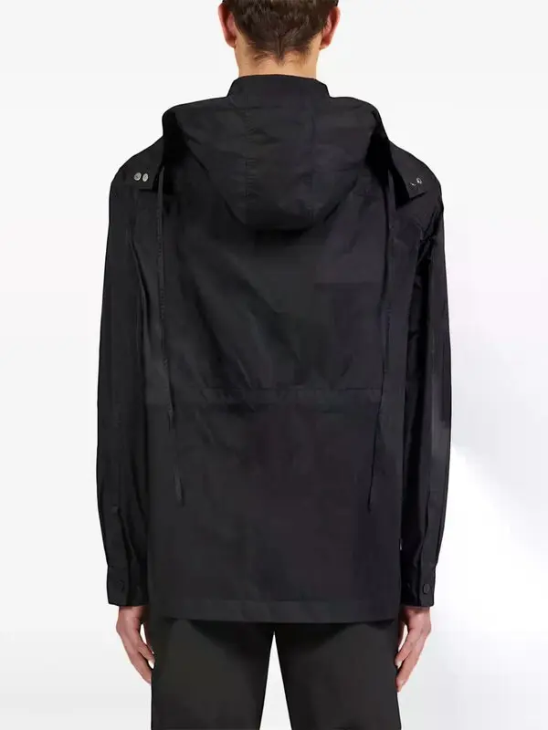 FERRAGAMO Gancini-plaque Hooded Jacket