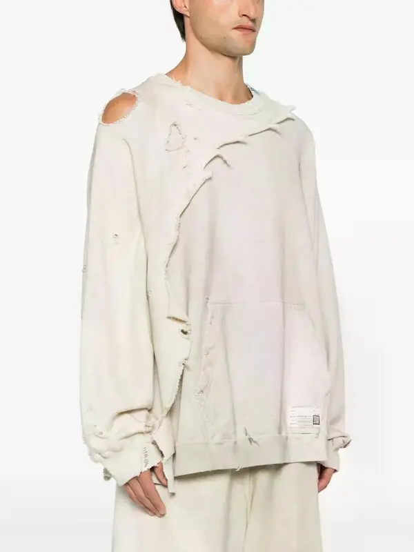 Mihara Yasuhiro Distressed-effect Sweatshirt