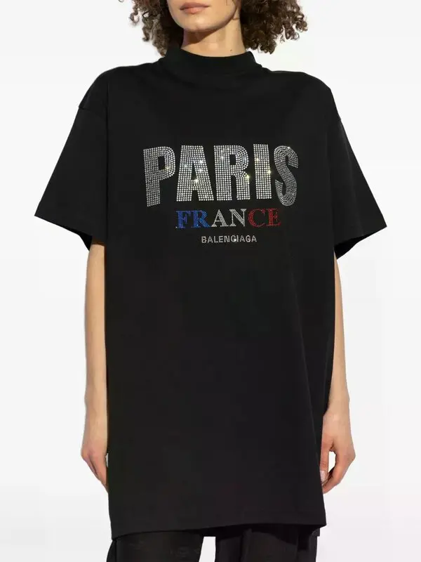 Balenciaga Logo-studded T-shirt