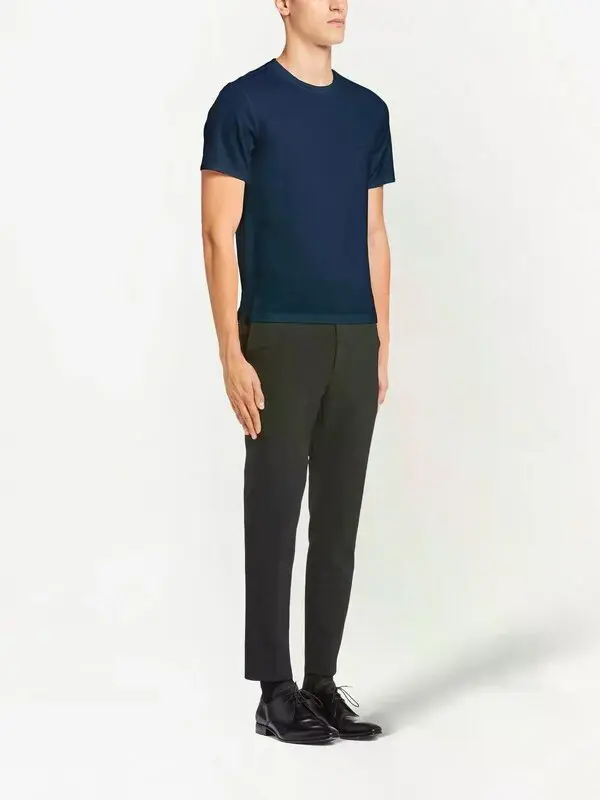 Prada Stretch Cotton T-shirt - Blue