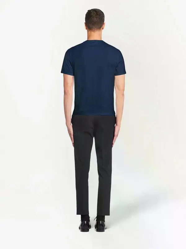 Prada Stretch Cotton T-shirt - Blue