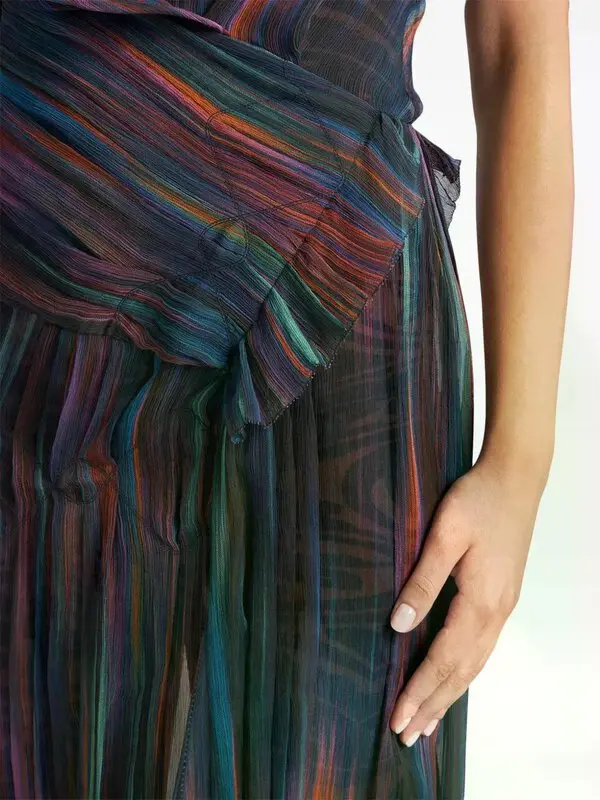 Etro Printed Silk Maxi Dress