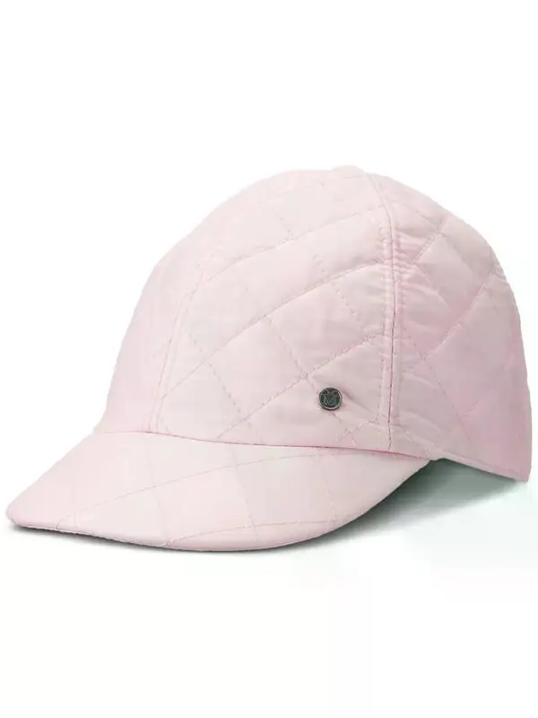 MAISON MICHEL Hannah Quilted Cap - Pink