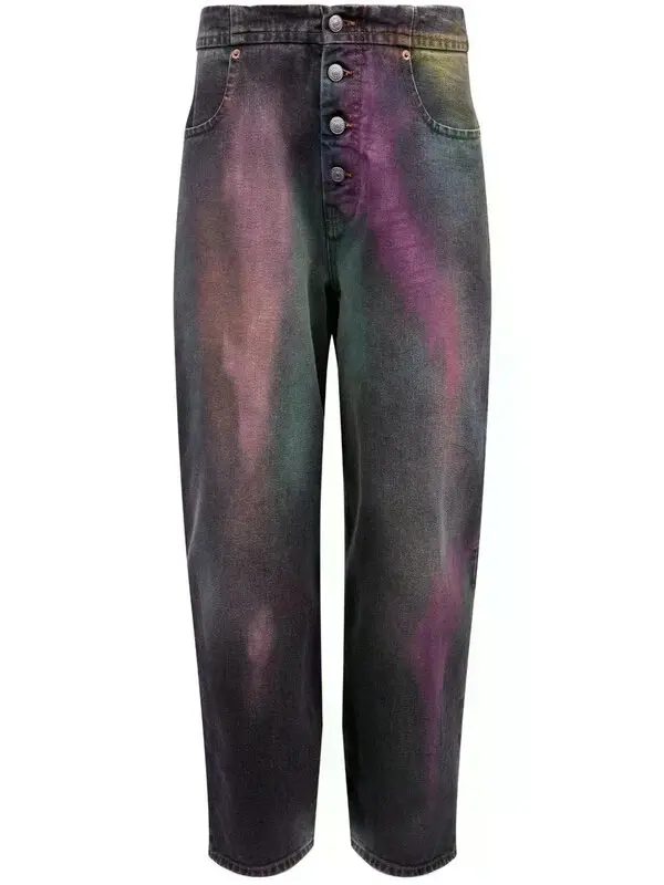MAISON MARGIELA Bleached-effect Straight-leg Jeans