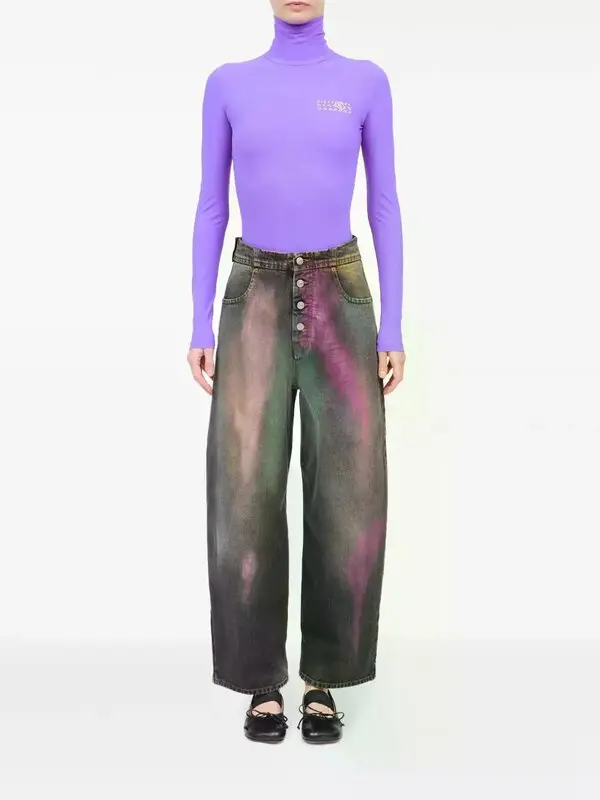 MAISON MARGIELA Bleached-effect Straight-leg Jeans