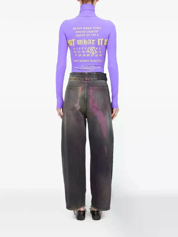 MAISON MARGIELA Bleached-effect Straight-leg Jeans
