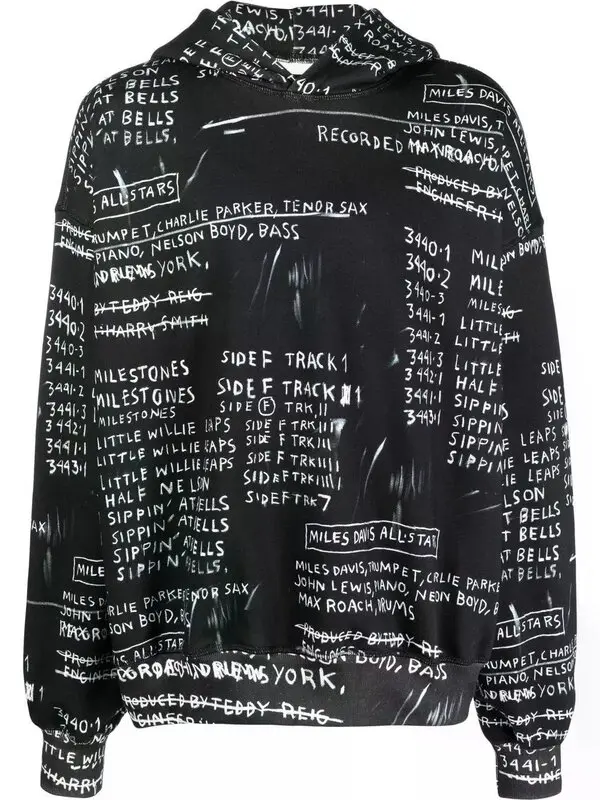 MISBHV Graphic-print Hoodie - Black