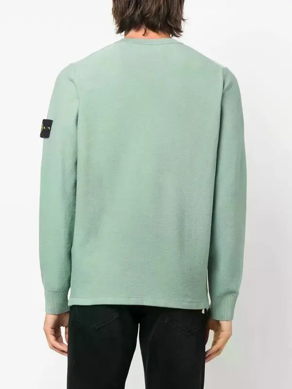 Stone Island Compass Patch Crew-neck Sweater