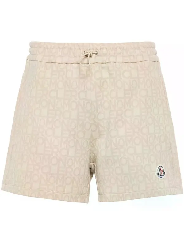 Moncler Monogram Jacquard Shorts