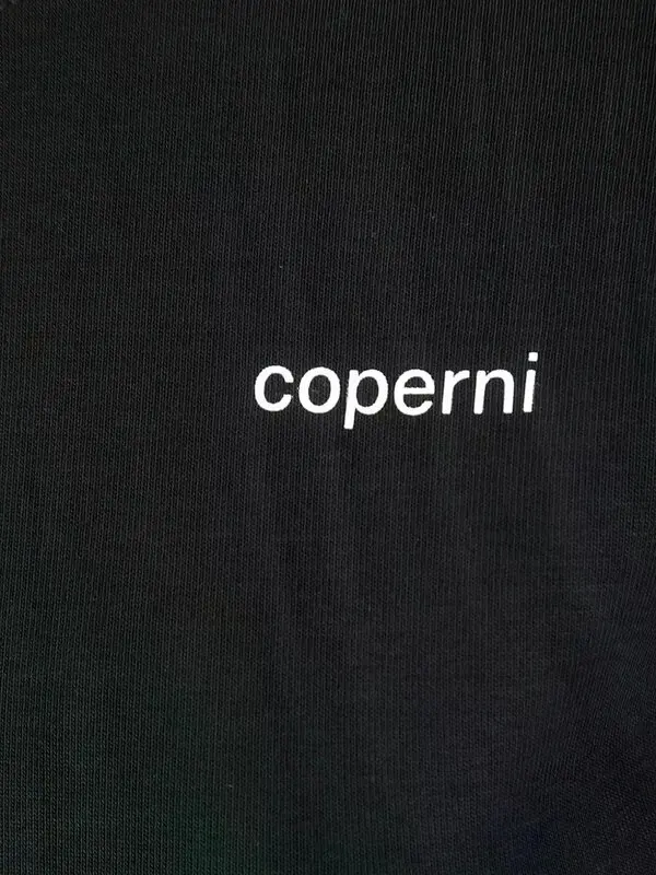 Coperni Logo-print Cotton T-shirt - Black