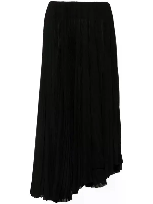 Balenciaga Pleated Midi Skirt