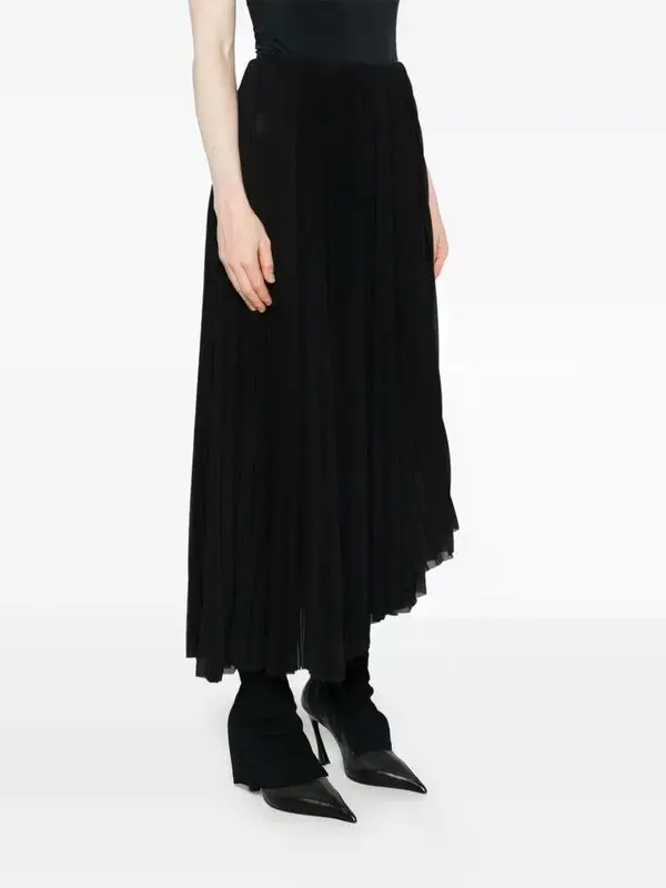Balenciaga Pleated Midi Skirt