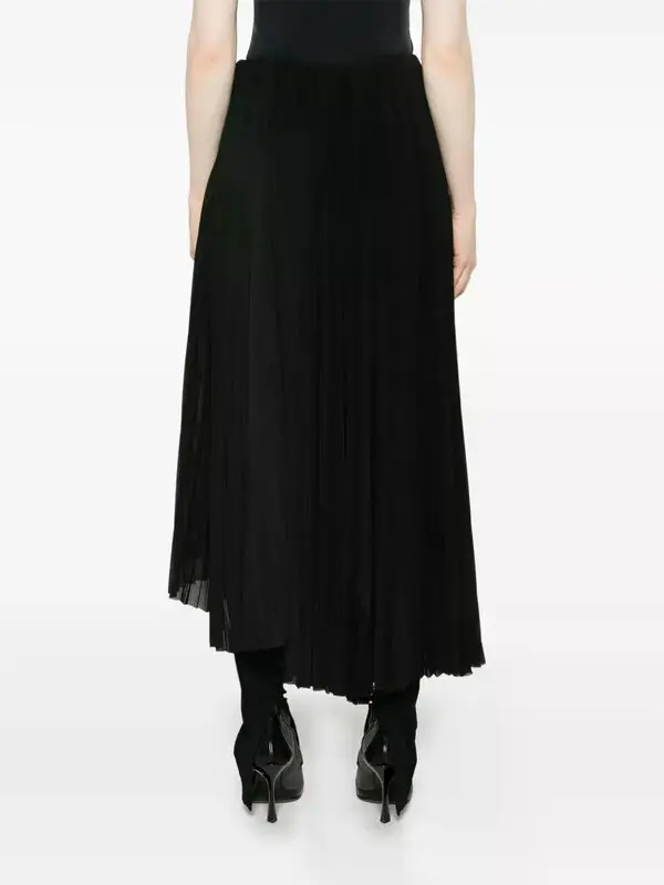Balenciaga Pleated Midi Skirt