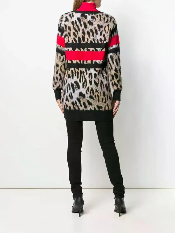 Philipp Plein V-neck Leopard Top
