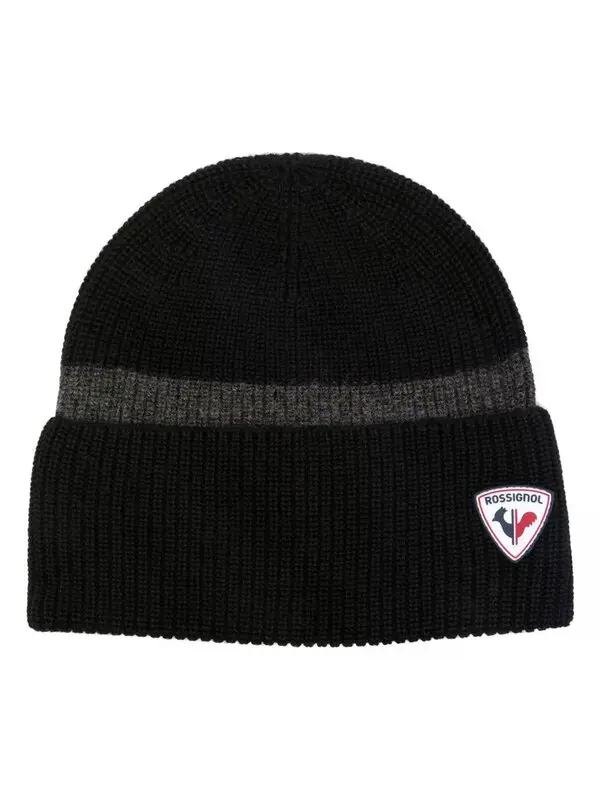 Rossignol Logo-patch Beanie - Black