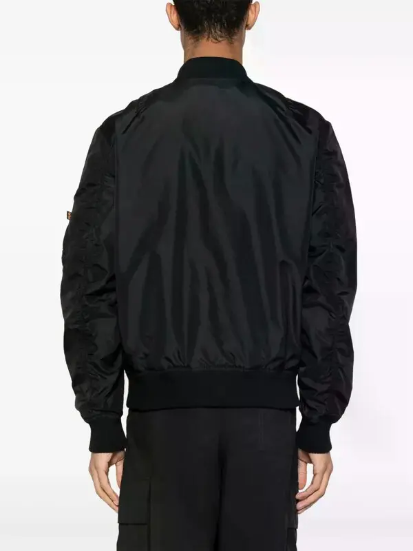 Alpha Industries Zip-sleeve Bomber Jacket - Black