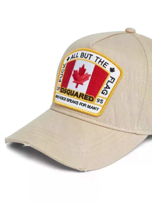Dsquared2 Baseball Cap With Embroidered Detail - Neutrals