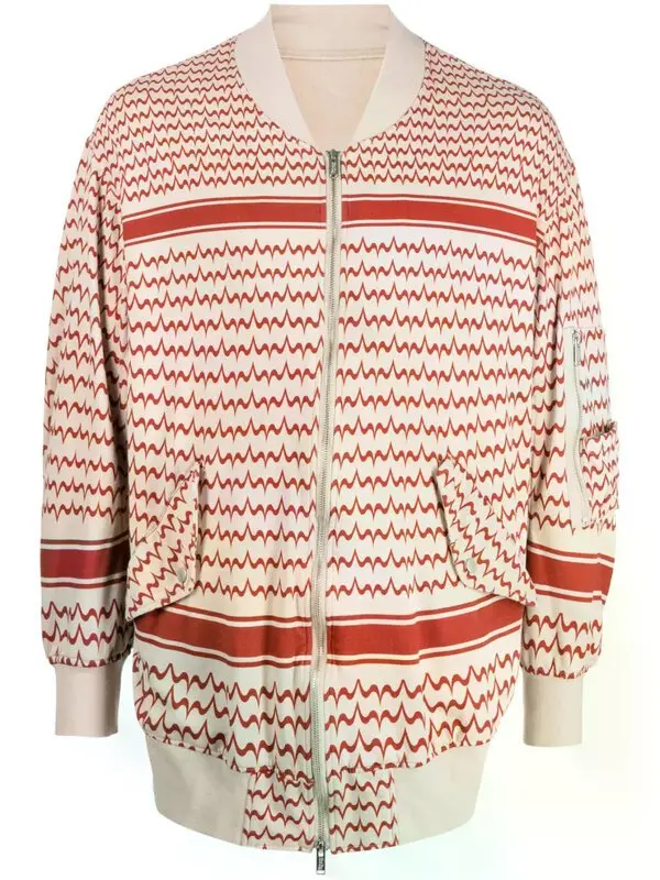 Undercover Graphic-print Zip-up Sweatshirt