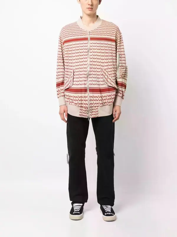 Undercover Graphic-print Zip-up Sweatshirt