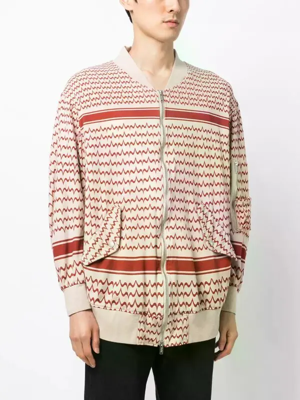 Undercover Graphic-print Zip-up Sweatshirt