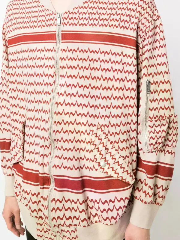 Undercover Graphic-print Zip-up Sweatshirt