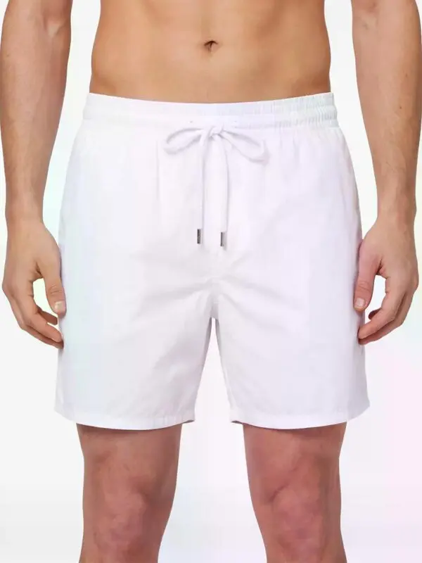 Vilebrequin Elasticated-waist Swim Shorts - White
