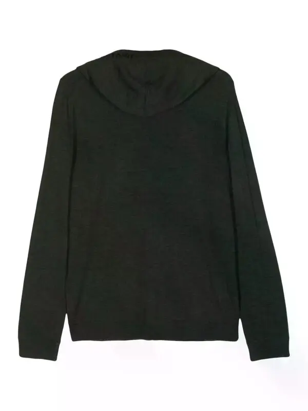 Zadig&Voltaire Zip-up Merino Wool Hoodie - Green
