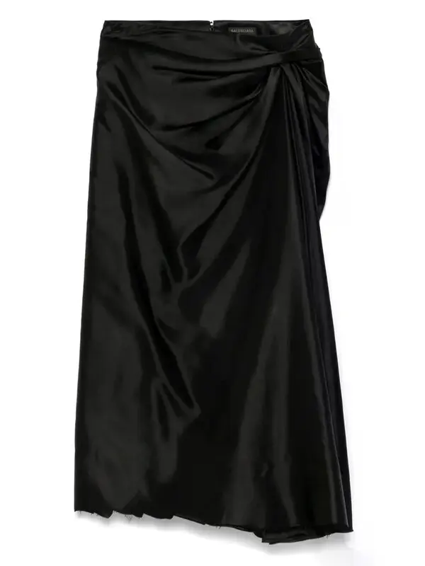 Balenciaga Satin Midi Dress