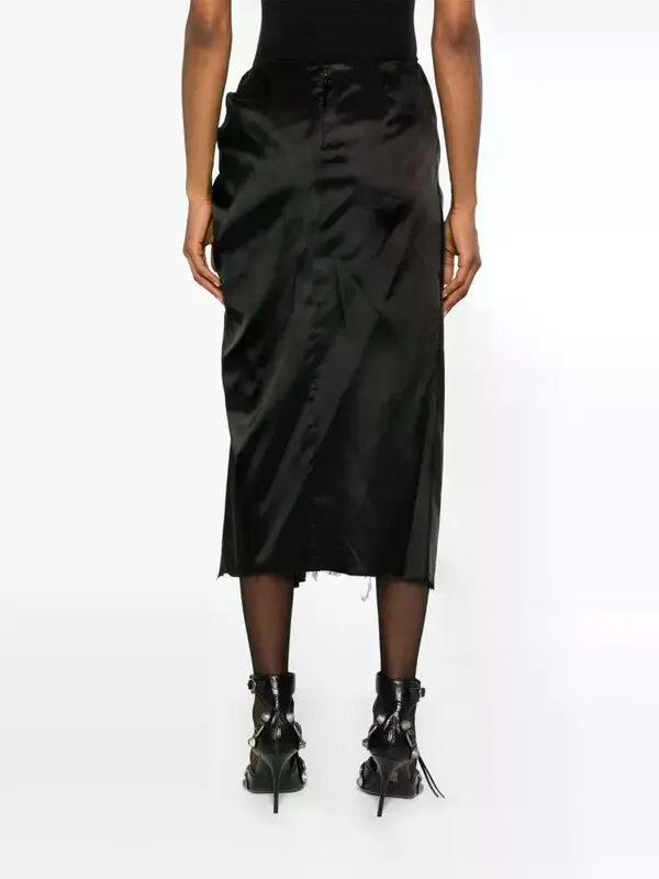 Balenciaga Satin Midi Dress