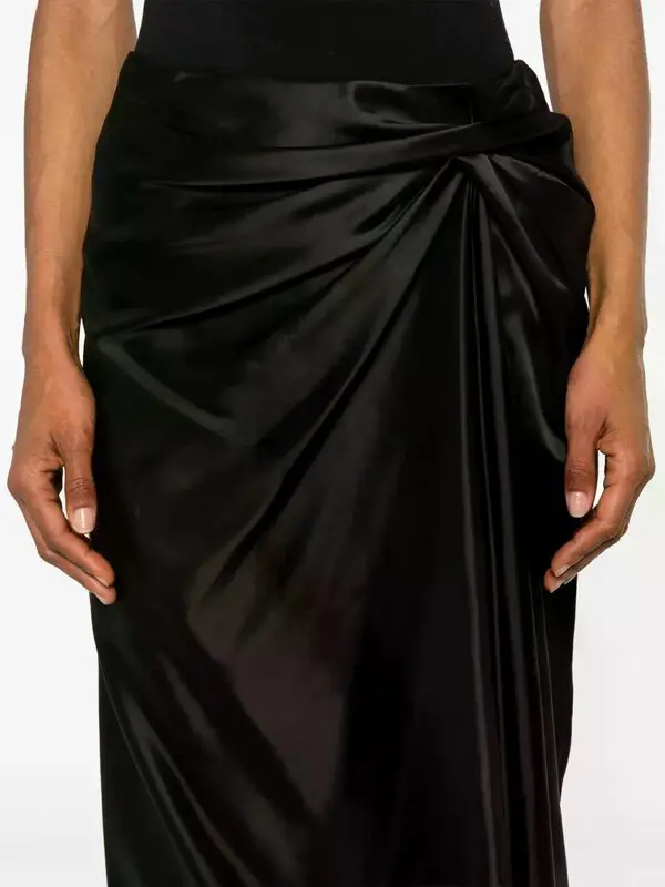 Balenciaga Satin Midi Dress