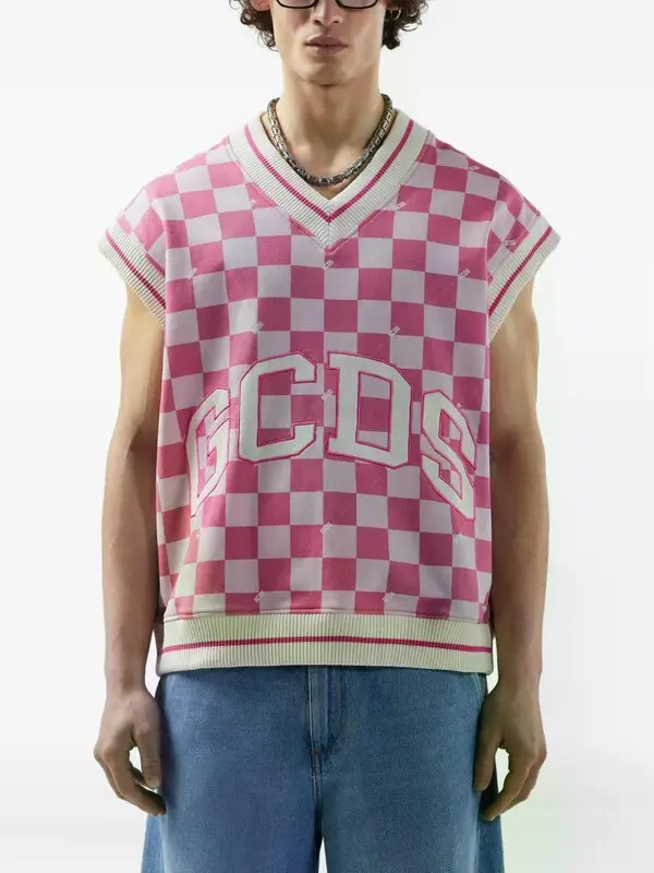 Gcds Checked Vest