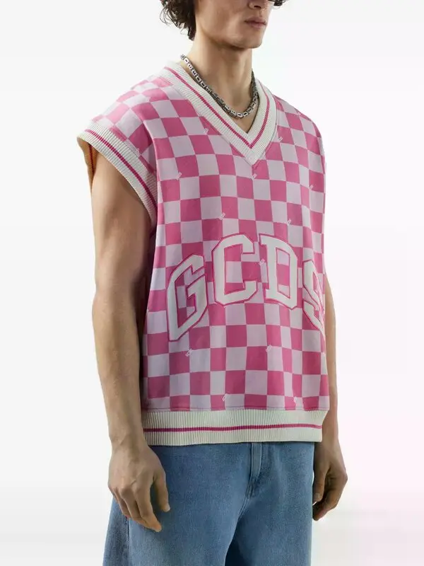 Gcds Checked Vest